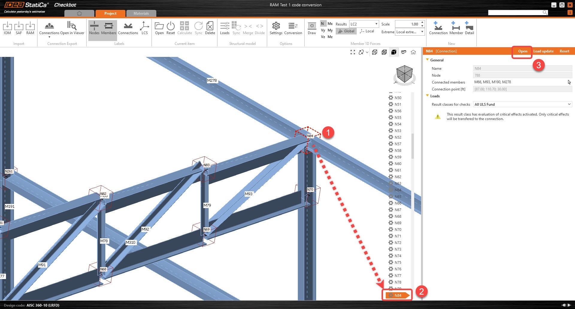 RISA-3D import into IDEA StatiCa | IDEA StatiCa