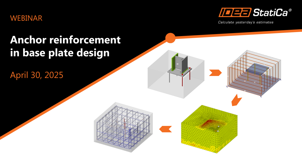 Anchor reinforcement in base plate design | IDEA StatiCa