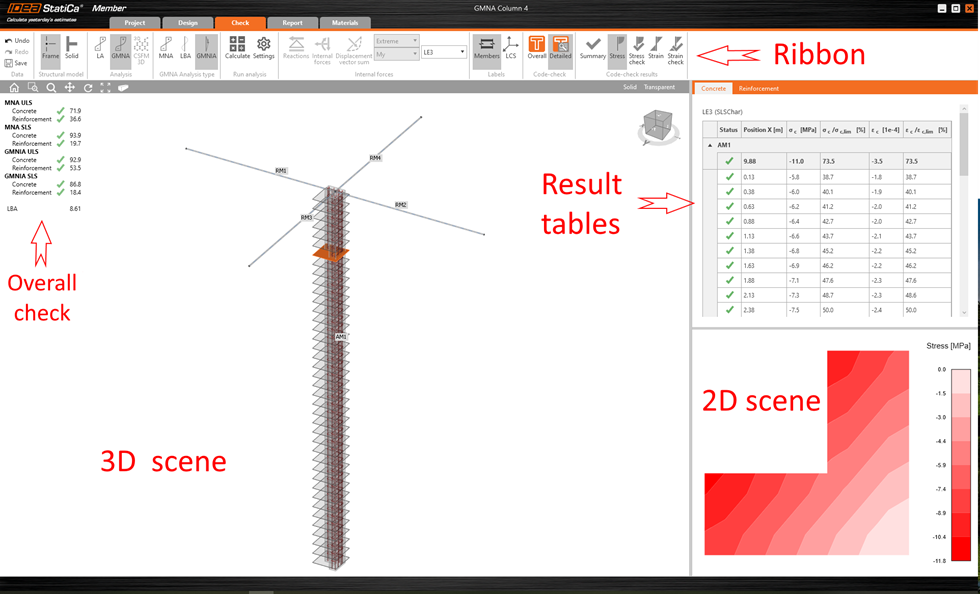 Design and check of slender columns | IDEA StatiCa