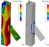 Branch/Through-Plate Connection with Rectangular HSS | IDEA StatiCa