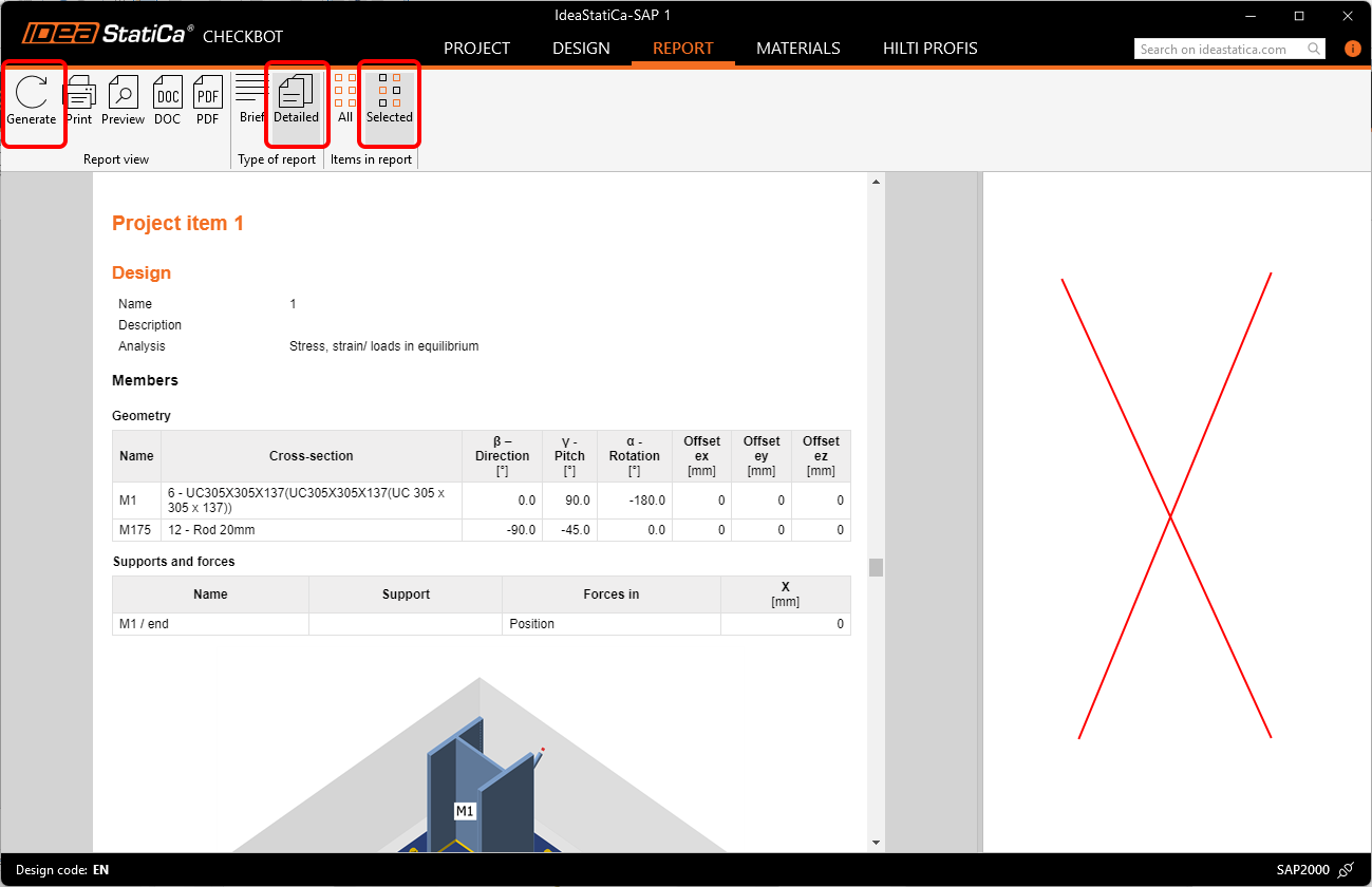 Bulk workflows and critical load filter in Checkbot | IDEA StatiCa