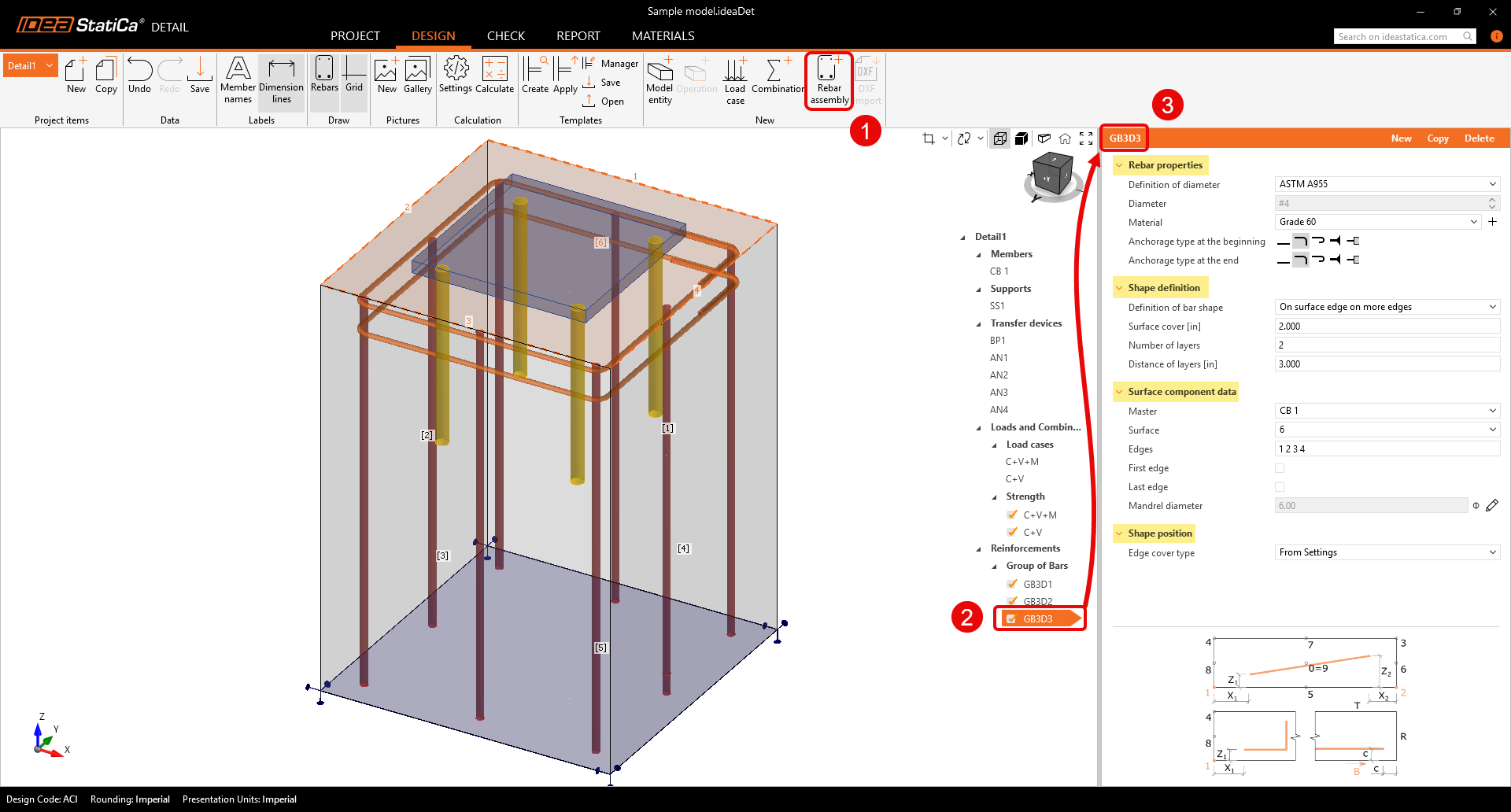 ACI - Connection app and Detail 3D integration tutorial | IDEA StatiCa