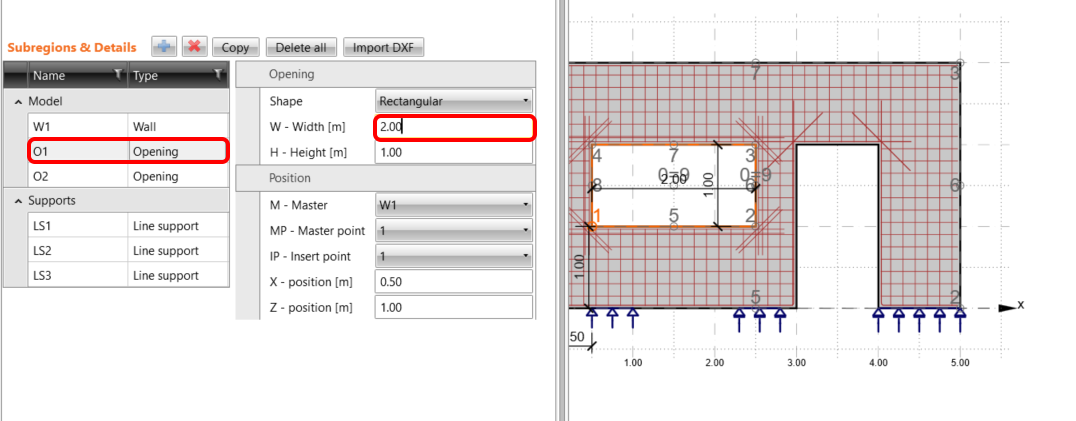 Structural design of a concrete wall (EN) | IDEA StatiCa
