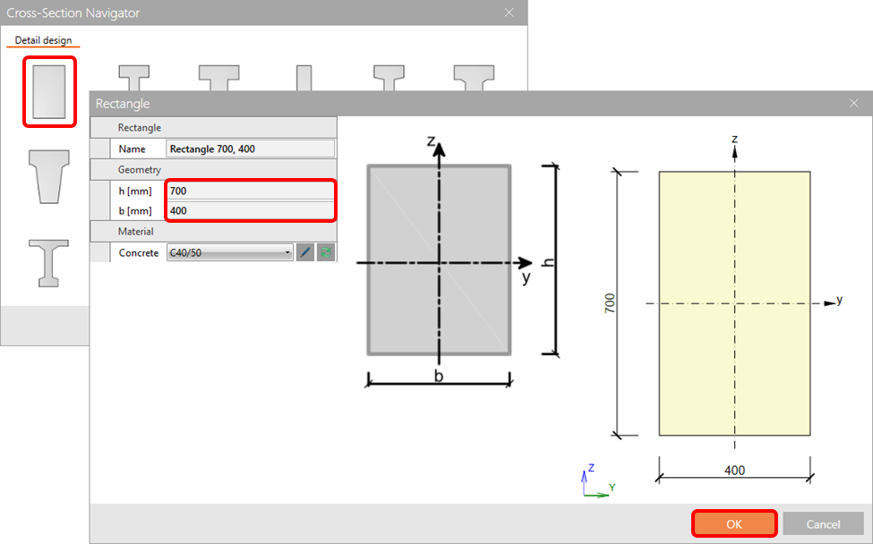 Structural design of a concrete corbel (EN) | IDEA StatiCa