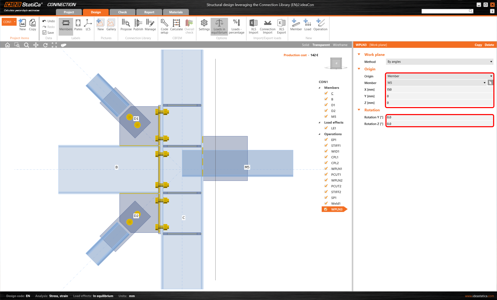 Structural design leveraging the Connection Library (EN) | IDEA StatiCa