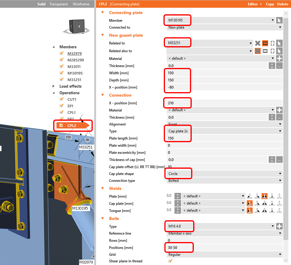 Advance Design BIM link for the structural design of a steel connection ...
