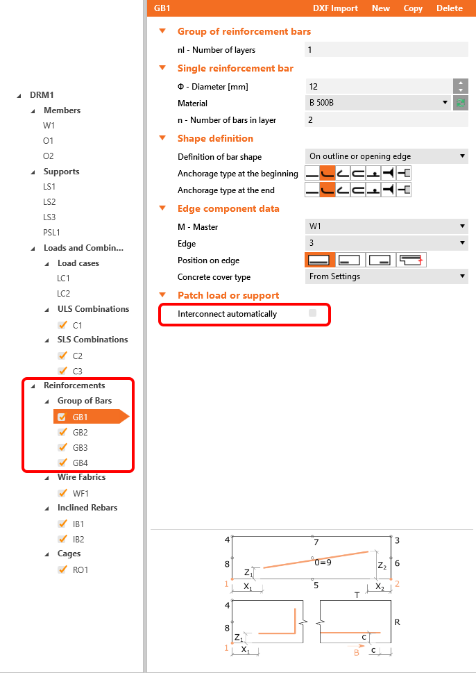 General description of Load impulses in Detail application | IDEA StatiCa