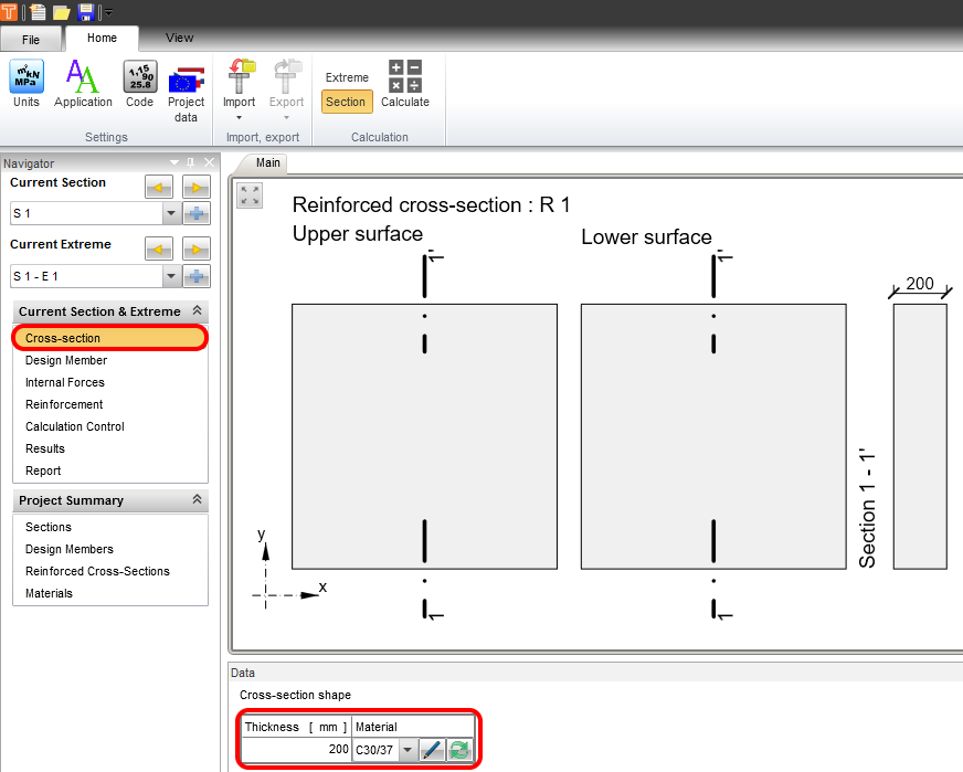 Slab code-check using shell element in RCS (EN) | IDEA StatiCa