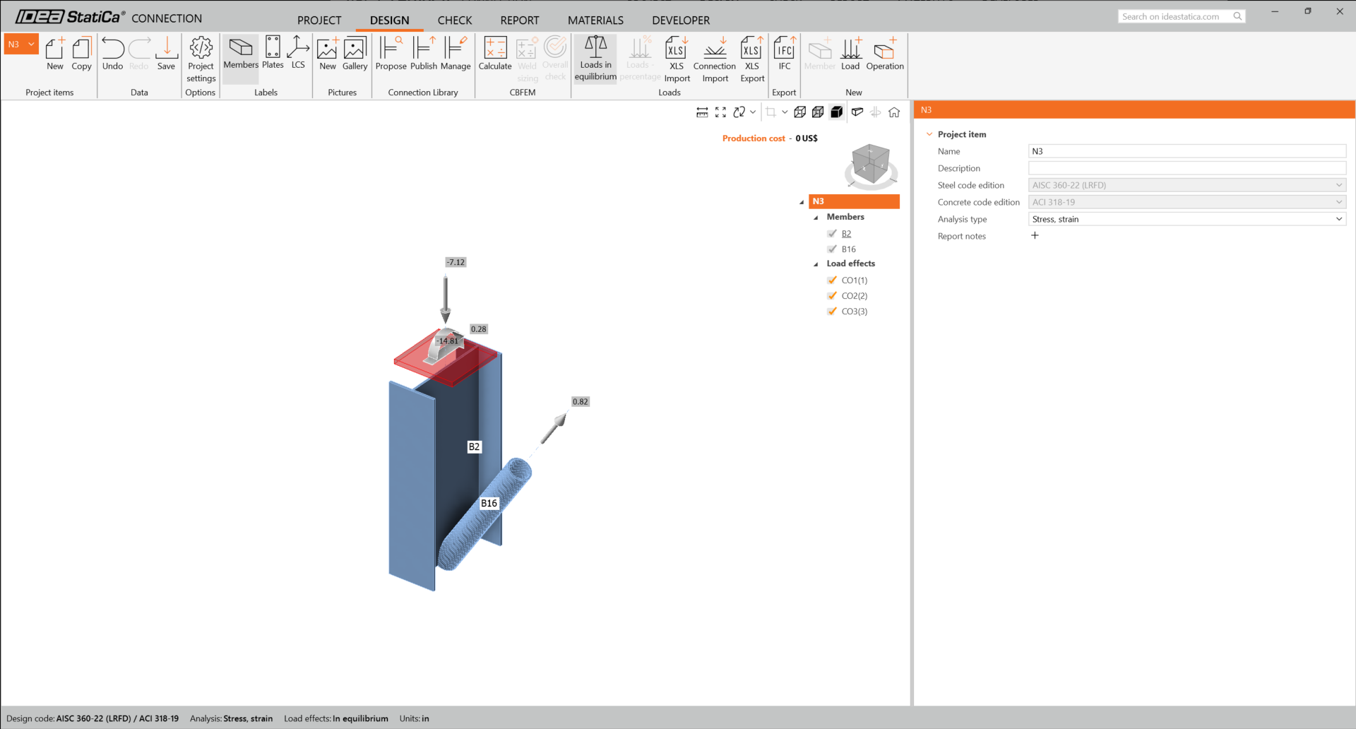 ETABS BIM link for steel connection design (AISC) | IDEA StatiCa