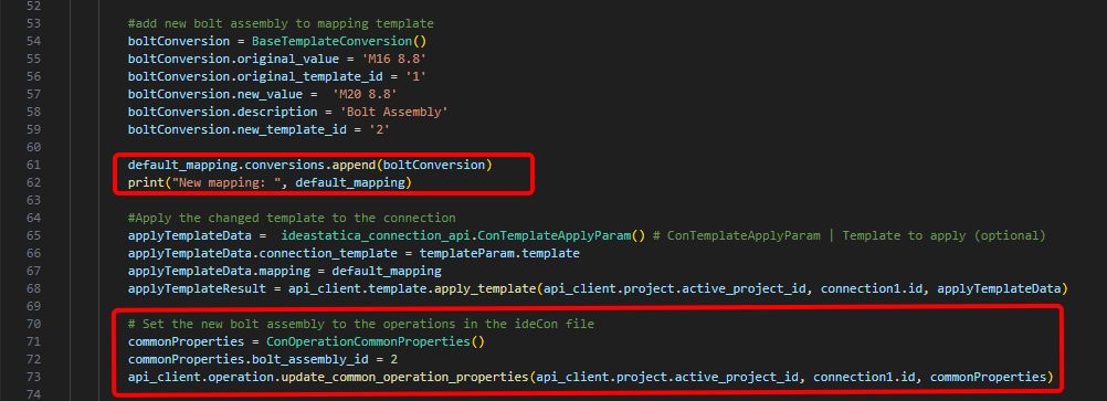 How to get started with API - Import a template and run calculation 03 | IDEA StatiCa