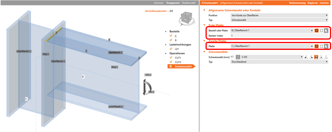 So modellieren Sie eine Kehlnaht | IDEA StatiCa
