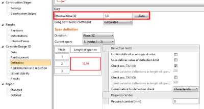 Deflection check in IDEA StatiCa Beam | IDEA StatiCa