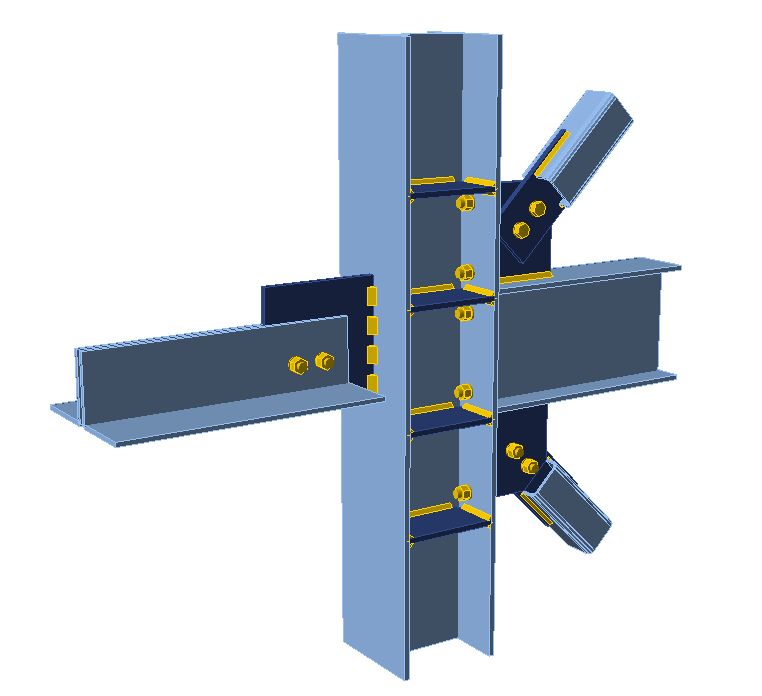 Structural design leveraging the Connection Library (EN) | IDEA StatiCa