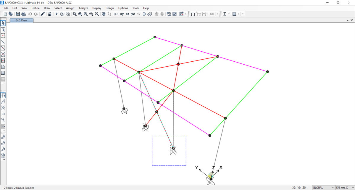 SAP2000 BIM link for the structural design of a steel connection (EN) | IDEA StatiCa