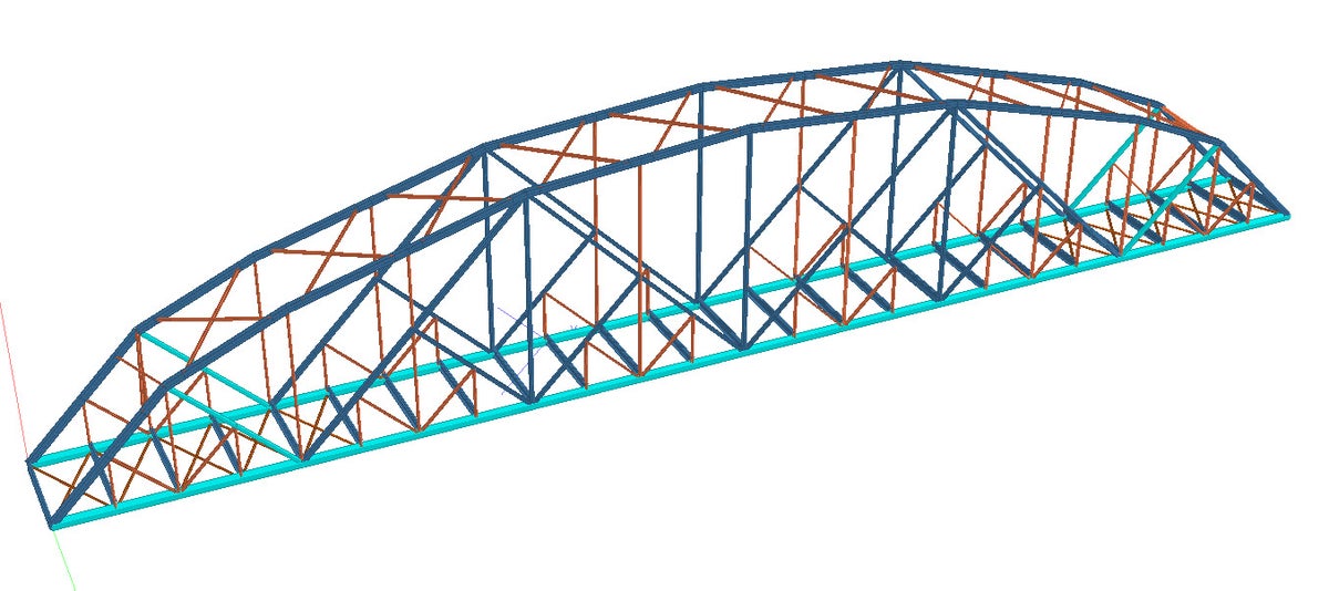 Historical Norwegian truss bridge retrofit | IDEA StatiCa