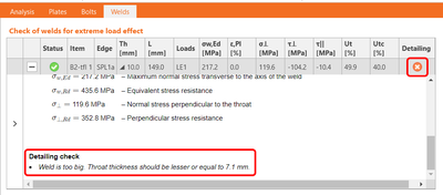 Detailing improvements for bolts and welds in Eurocode | IDEA StatiCa