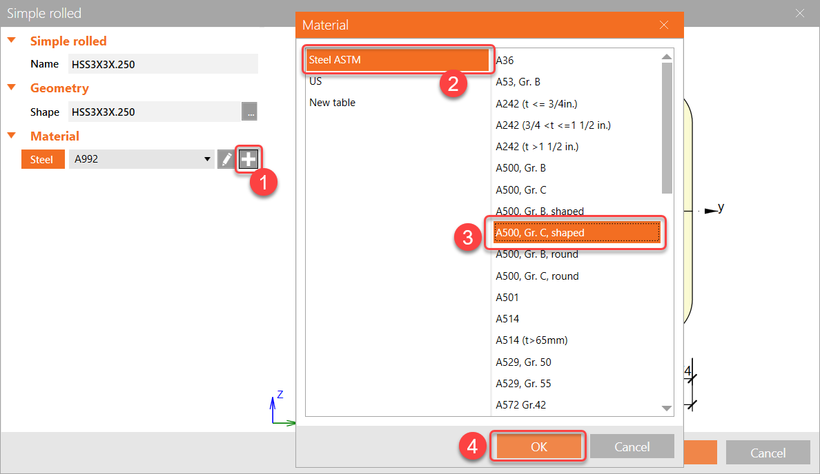 Structural design of footing with diagonal (AISC) | IDEA StatiCa