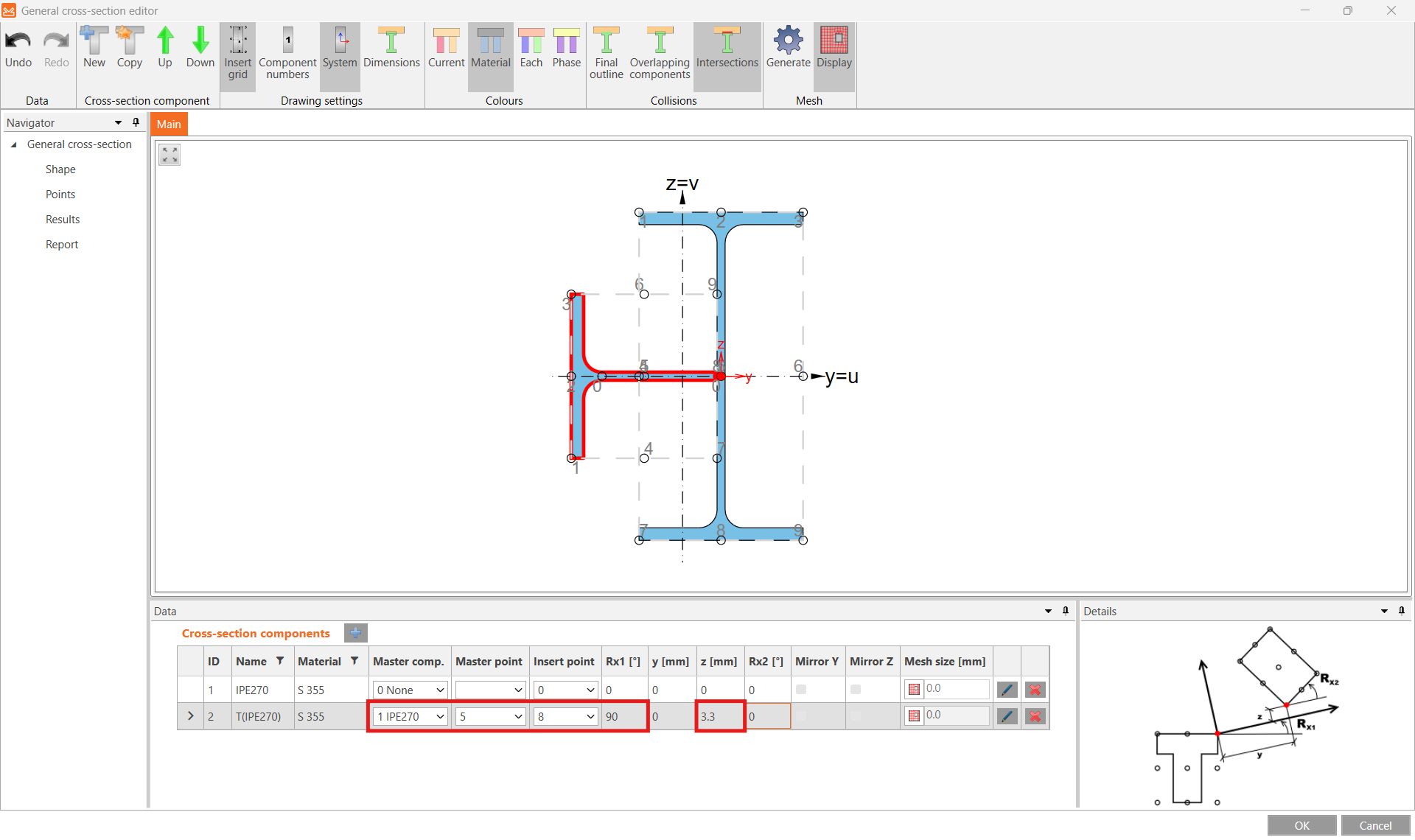 Stiffness analysis of a steel connection (EN) | IDEA StatiCa