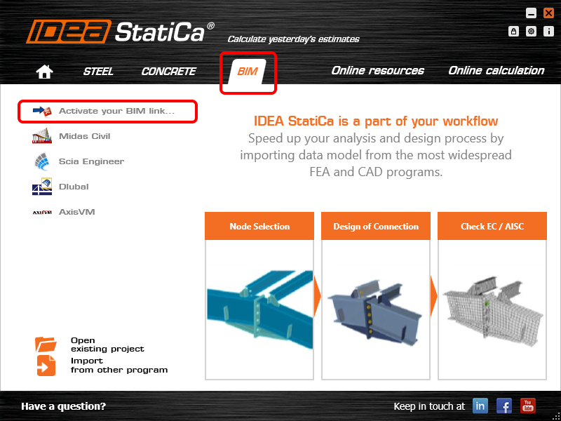 Advance Design BIM link for the structural design of a steel connection ...