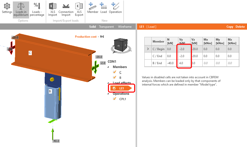 Buckling analysis of a steel connection (EN) | IDEA StatiCa
