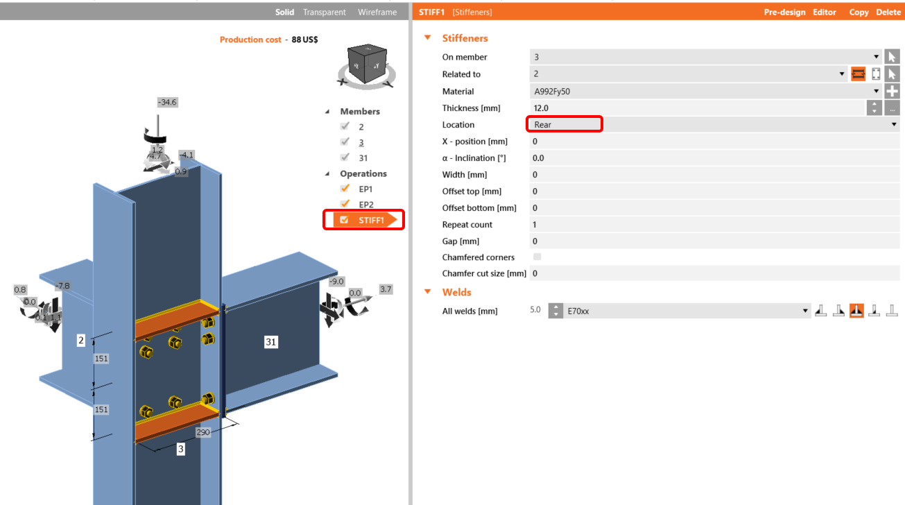 ETABS BIM link for steel member buckling analysis (AISC) | IDEA StatiCa