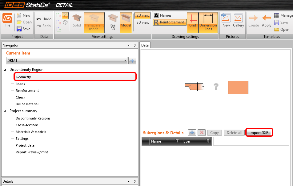 Bridge diaphragm | IDEA StatiCa
