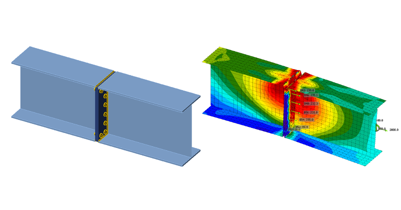 Bolted plate to plate connection design (AISC) | IDEA StatiCa