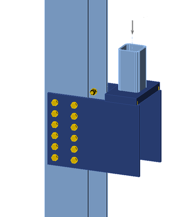 Bracket Plate Connections | IDEA StatiCa