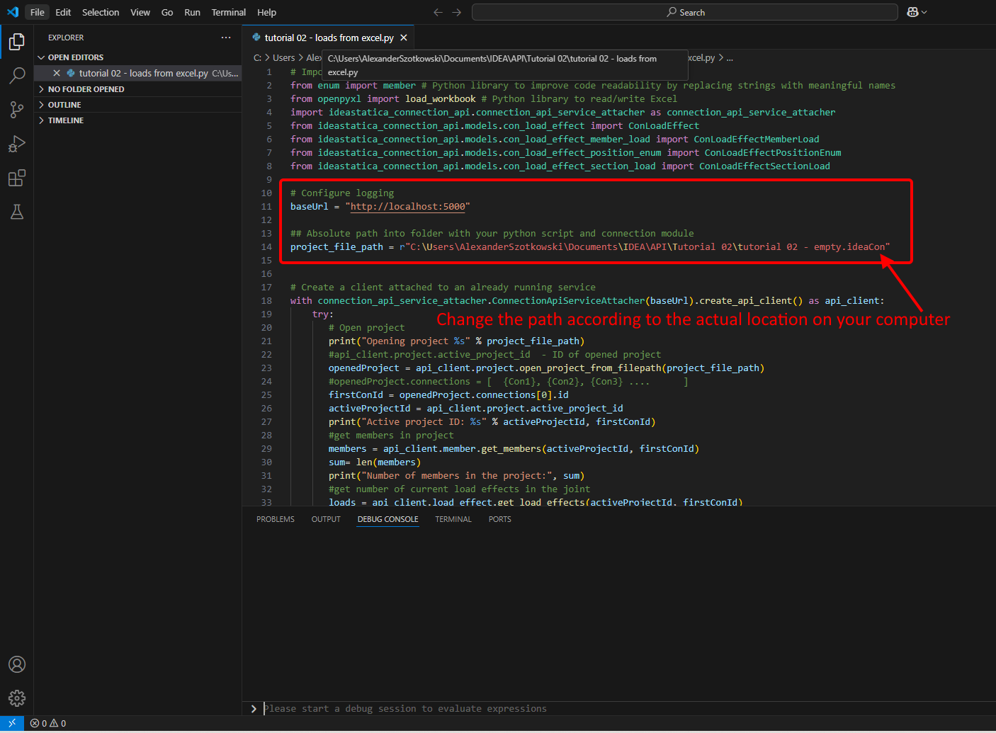 How to get started with API - Batch import of combinations 02 | IDEA StatiCa
