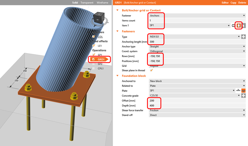 How to model footing with connecting plate | IDEA StatiCa