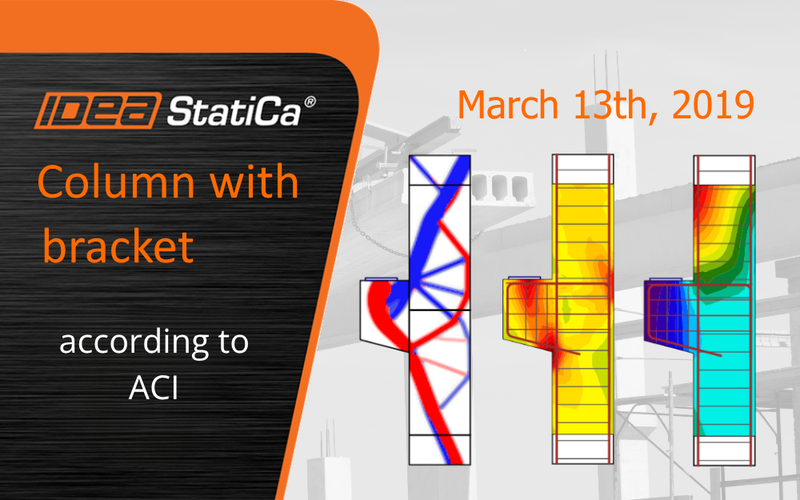 Column with bracket according to ACI | IDEA StatiCa
