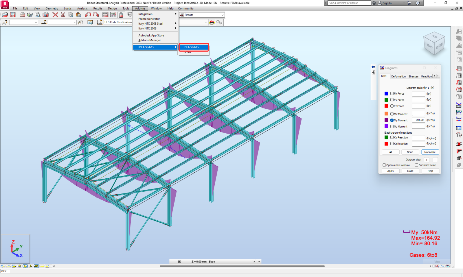 Robot Structural Analysis BIM link for steel member design (EN) | IDEA ...