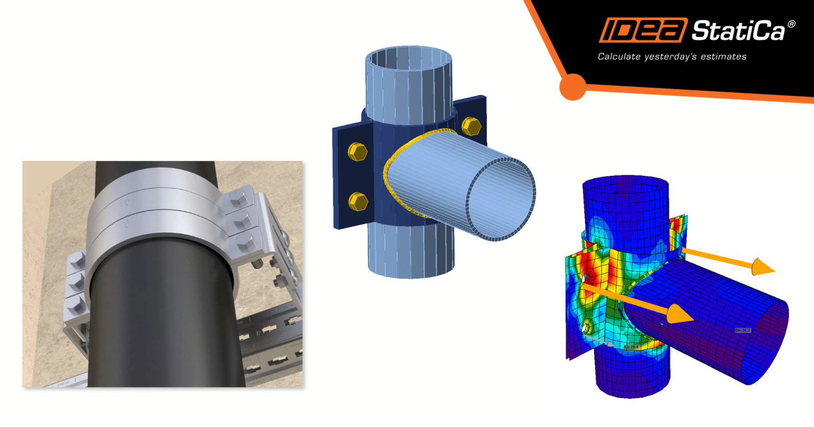 Tubular clamping connection | IDEA StatiCa