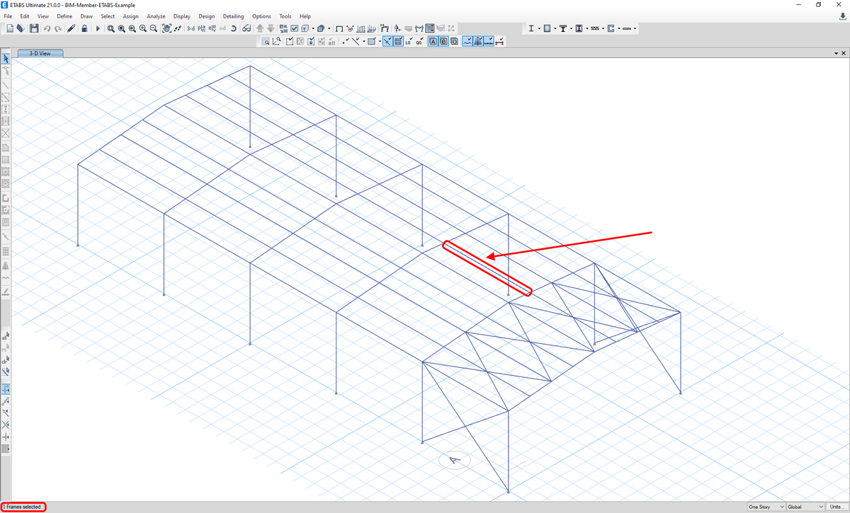 ETABS BIM link for steel Member design (AISC) | IDEA StatiCa