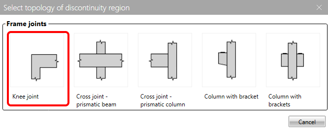 Structural design of a concrete frame joint (EN) | IDEA StatiCa