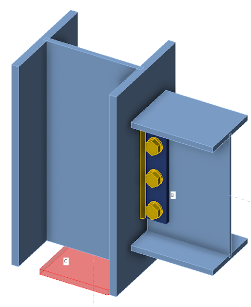 Parametric design in IDEA StatiCa Connection - Single plate Shear ...