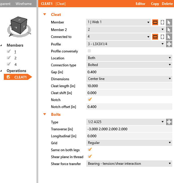 ETABS BIM link for steel member buckling analysis (AISC) | IDEA StatiCa