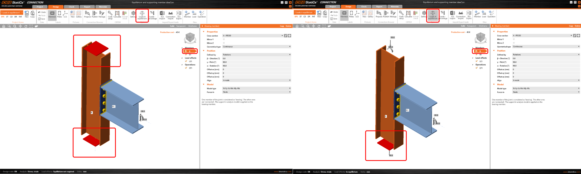 How to model one bolt connection (Model type) | IDEA StatiCa