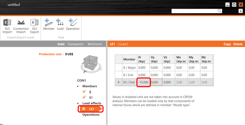 Buckling analysis of a steel connection (AISC) | IDEA StatiCa