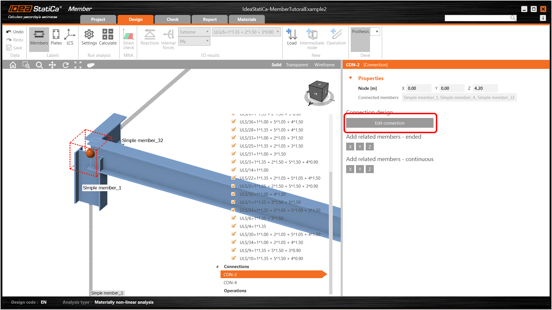 Autodesk Robot Structural Analysis BIM link for steel member design (EN) | IDEA StatiCa