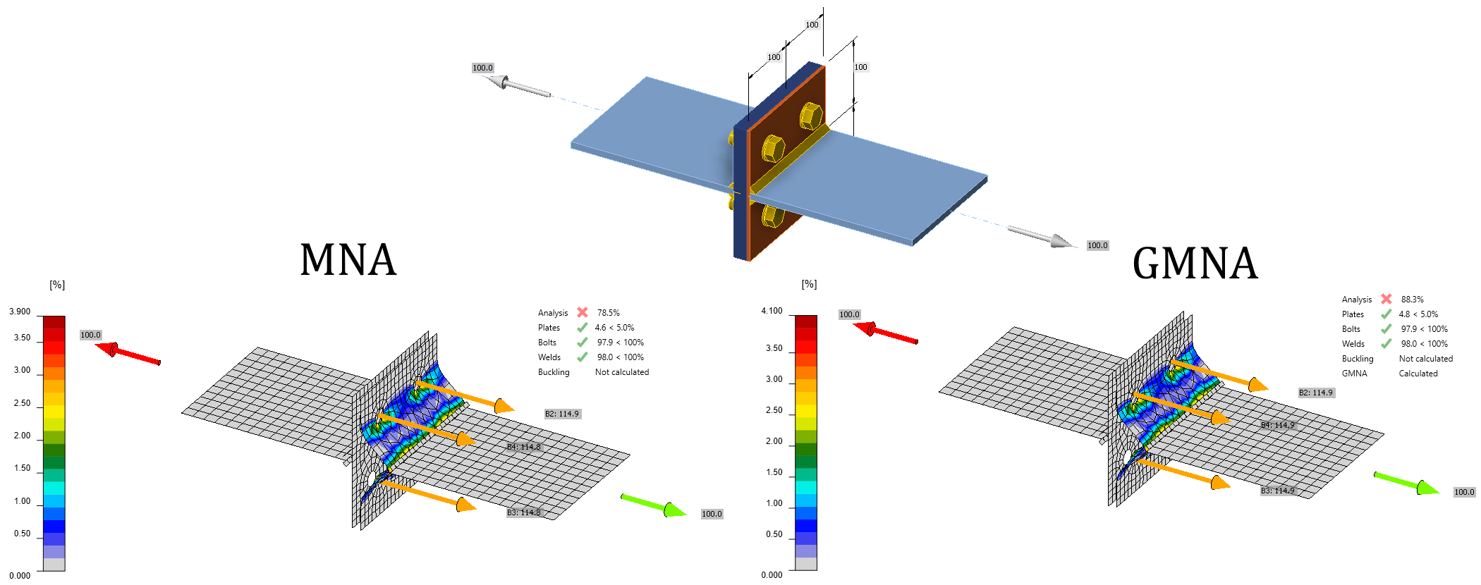 Geometrically Nonlinear Analysis Idea Statica