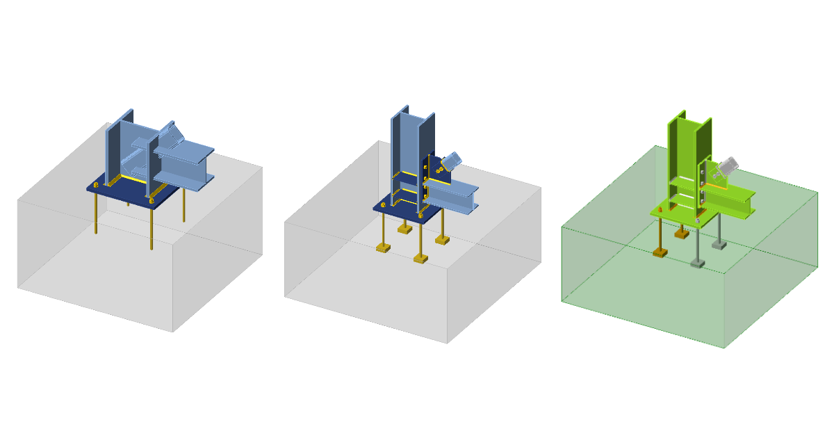 Structural design of footing with diagonal (EN) | IDEA StatiCa