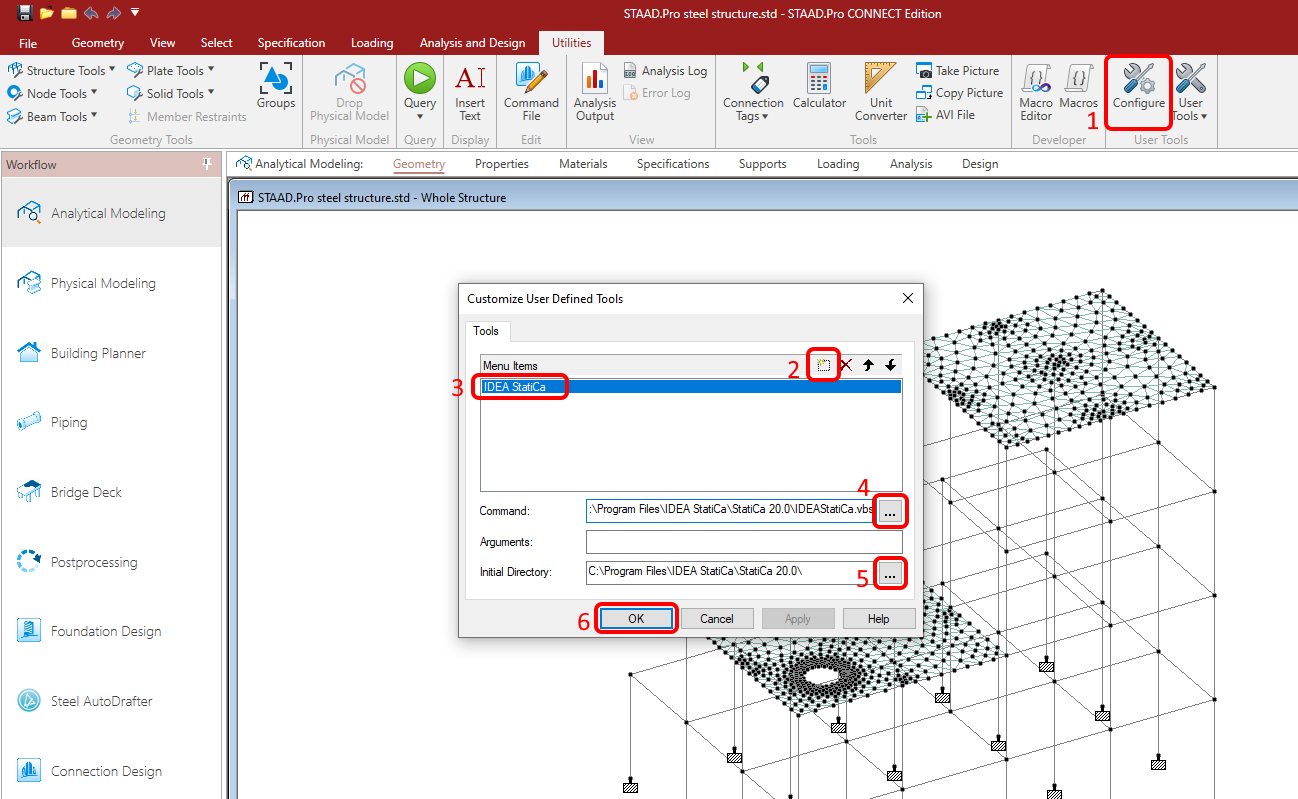 BIM link tutorial for STAAD.Pro integration | IDEA StatiCa
