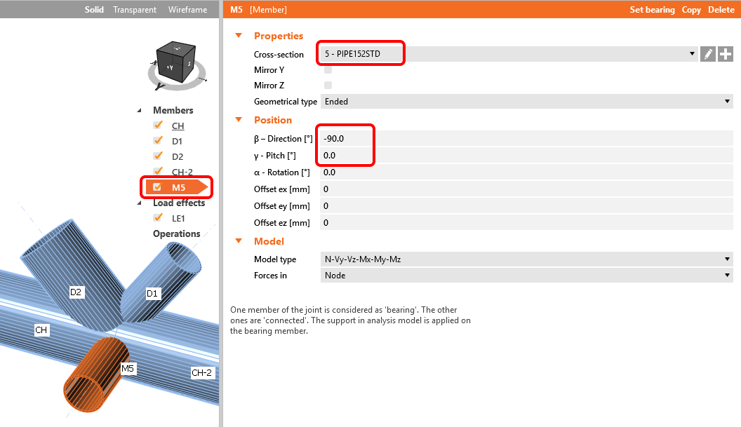 Connection design of a tubular 3D frame (EN) | IDEA StatiCa