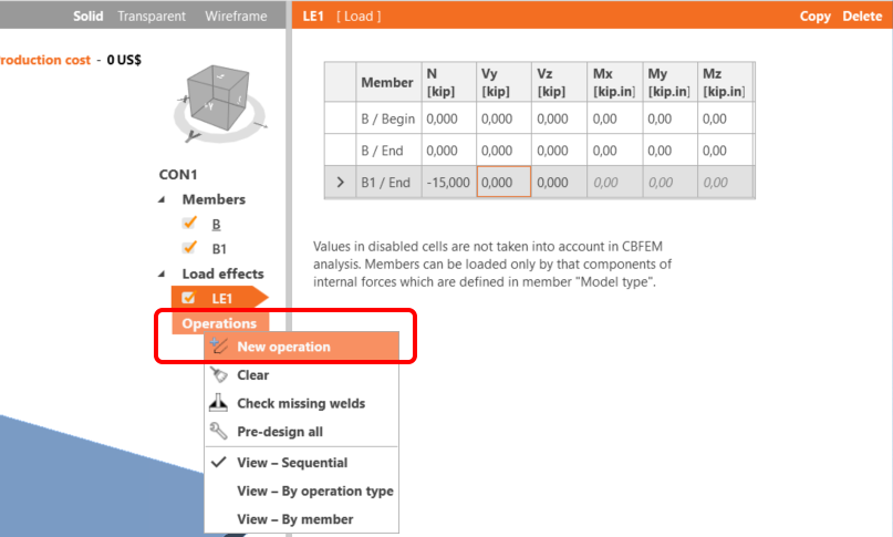 Buckling analysis of a steel connection (AISC) | IDEA StatiCa
