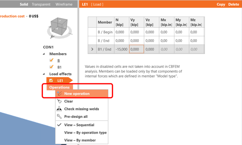 Buckling analysis of a steel connection (AISC) | IDEA StatiCa