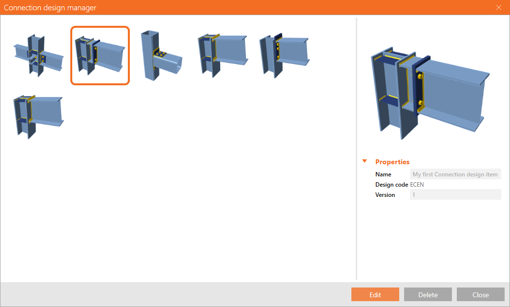 IDEA StatiCa Connection Browser - Library of connections | IDEA StatiCa