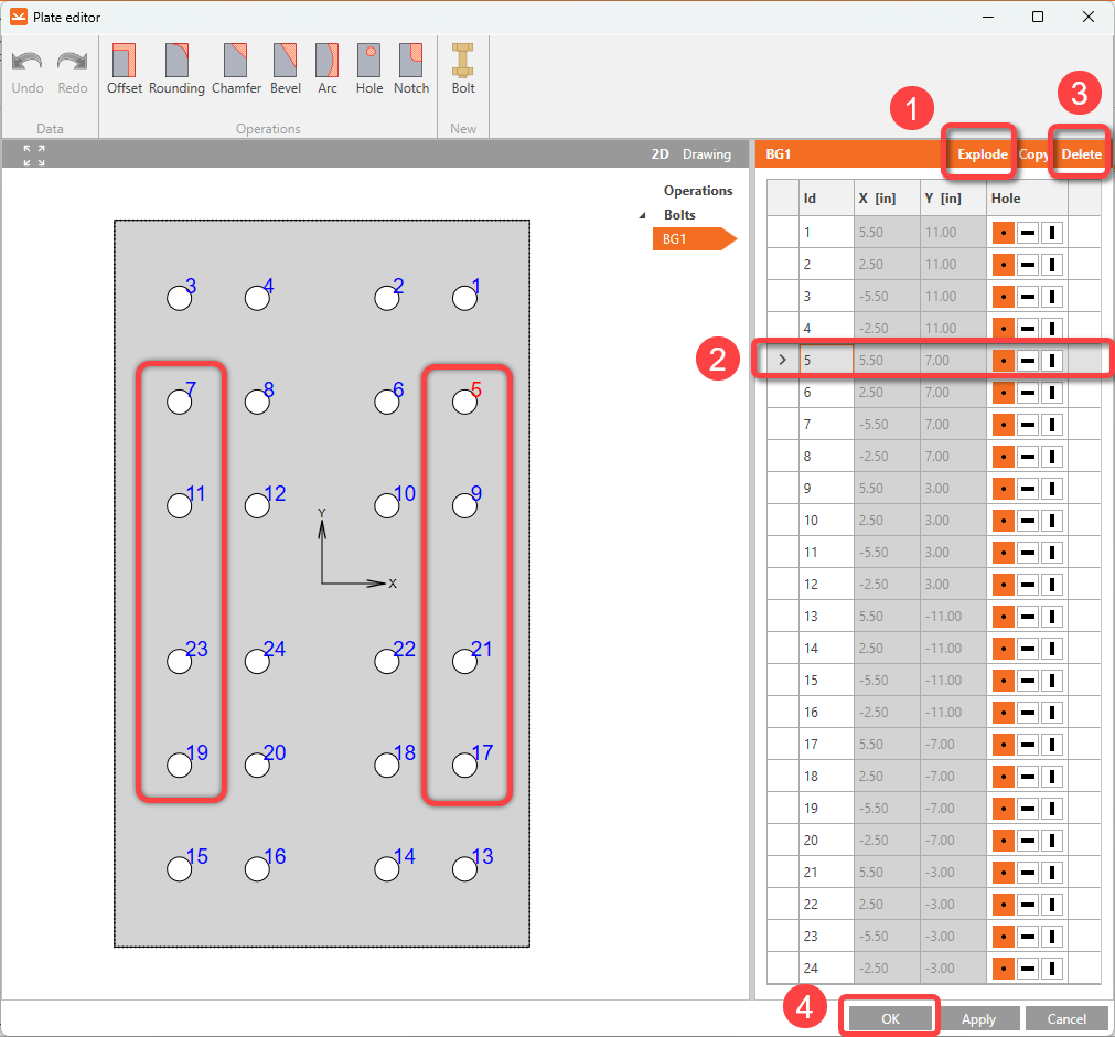 Bolted plate to plate connection design (AISC) | IDEA StatiCa