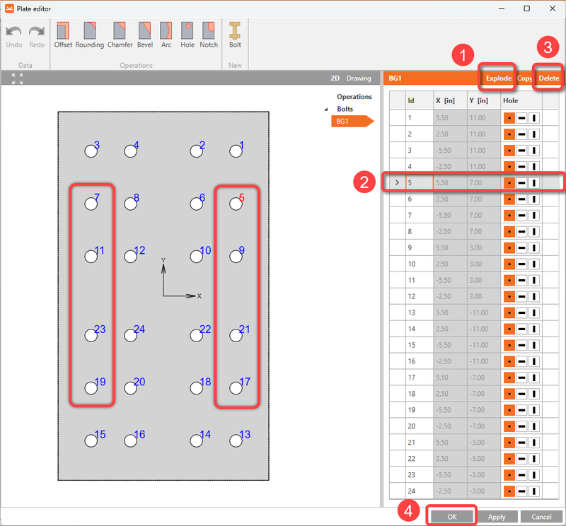 Bolted plate to plate connection design (AISC) | IDEA StatiCa
