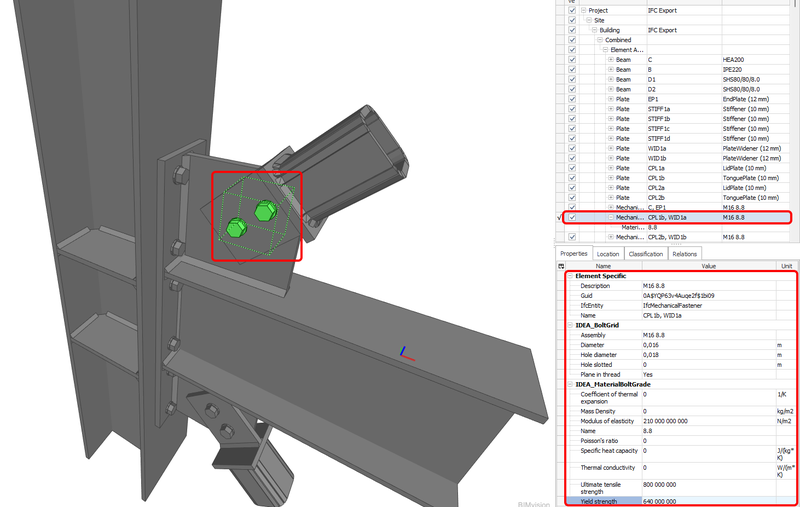 Exporting an IFC file from IDEA StatiCa | IDEA StatiCa